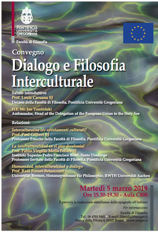 Dialogue and Intercultural Philosophy Seminar – Rome, 5th March 2019 | EEAS