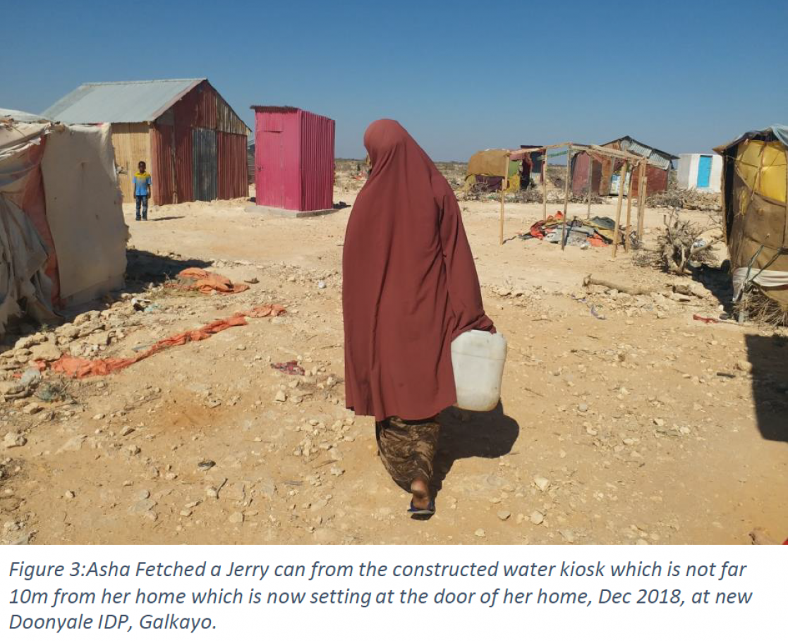 BRINGING WATER CLOSER TO THE IDP CAMP BRINGS SAFETY AND LESS BURDEN FOR ...