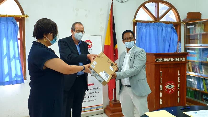 The European Union and UNDP hand over ICT equipment to the Commission ...