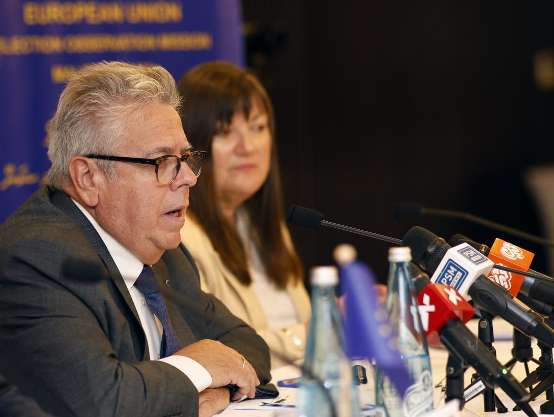 Chief Observer Nacho Sánchez Amor launches the European Union Election ...